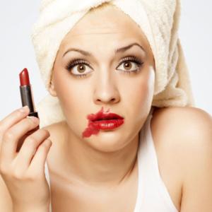 Perfect red lipstick application | lady.co.uk