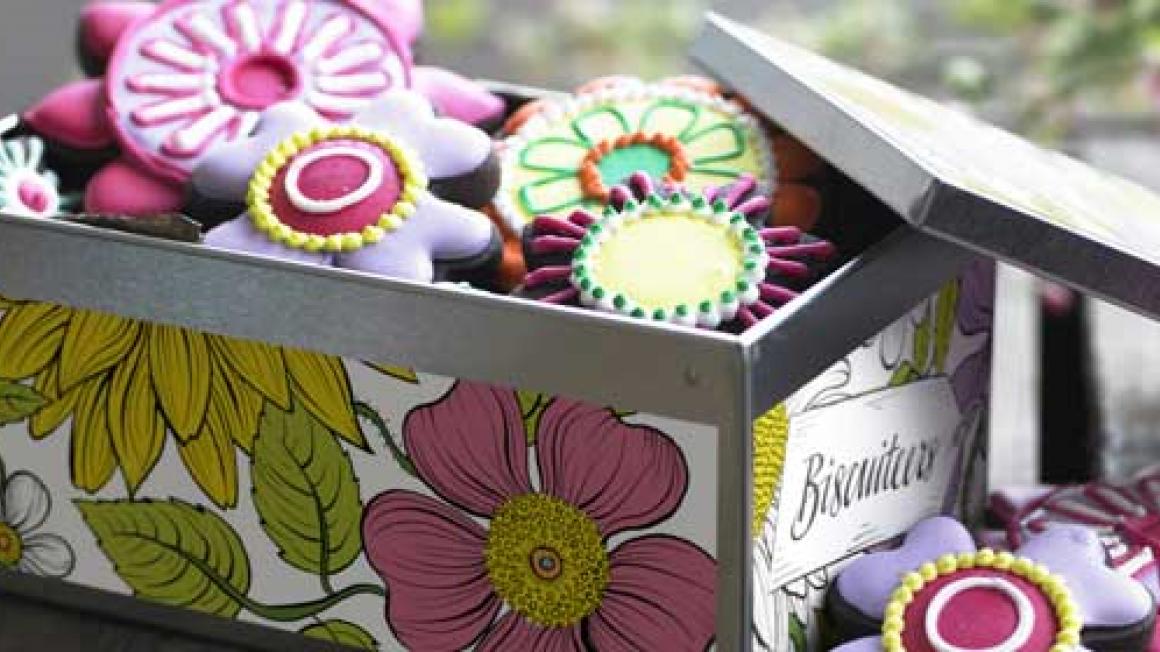 Biscuiteers Flowers Power Biscuits | lady.co.uk